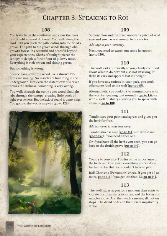 The Wolves of Langston Solo 5e Adventure (Premium Softcover) – Obvious ...