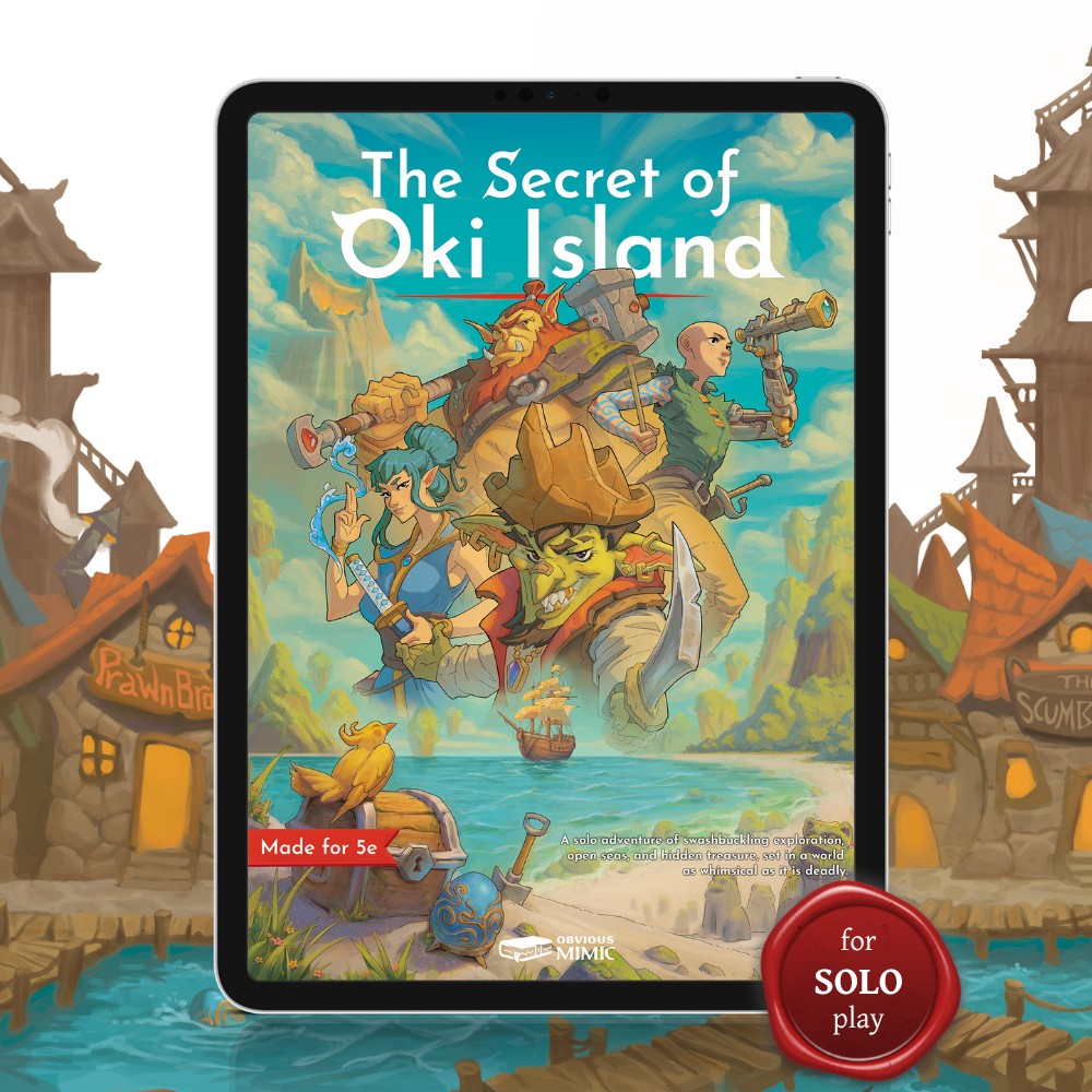 The Secret of Oki Island - A 5e Solo Adventure (PRE-ORDER) – Obvious ...